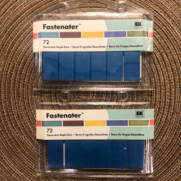 EK Success | Office | Fastenater Blue Staple Bars | Poshmark